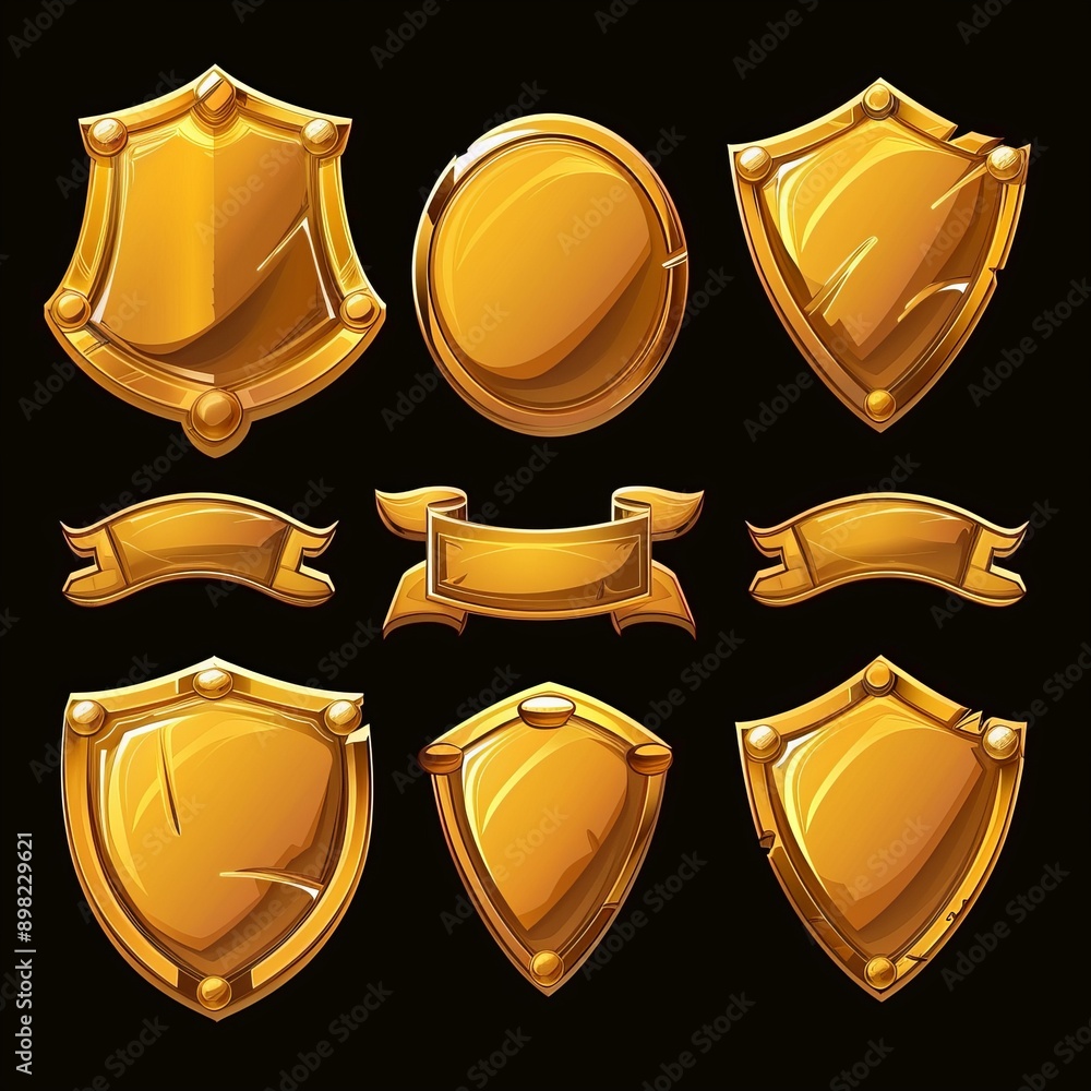 A beautiful fantastic children's play template isolated on a white ...