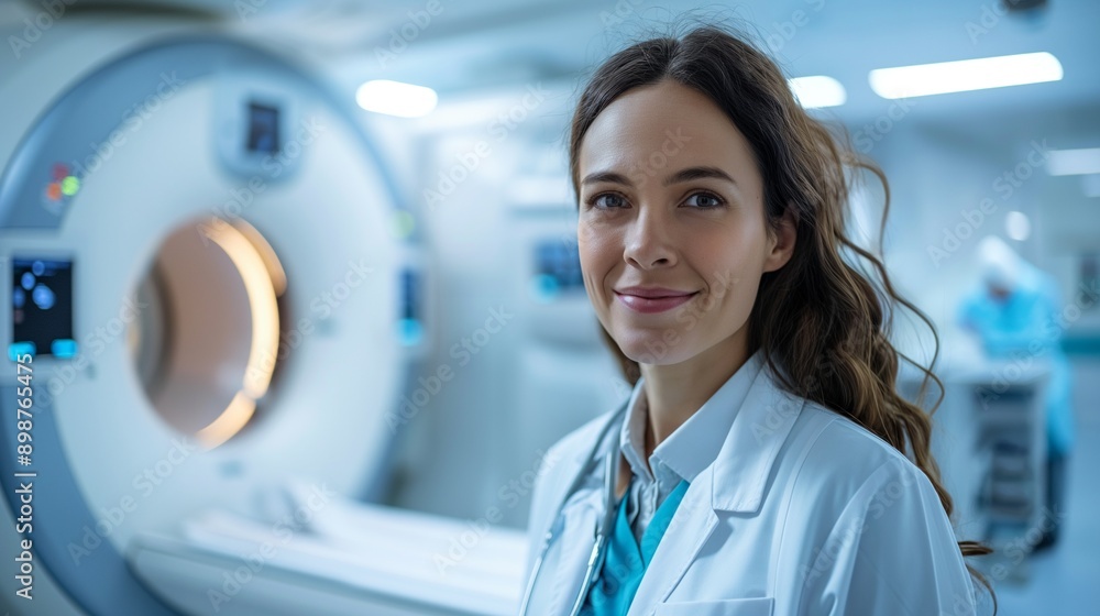 radiologist interpreting medical images like X-rays, CT scans, and MRIs ...