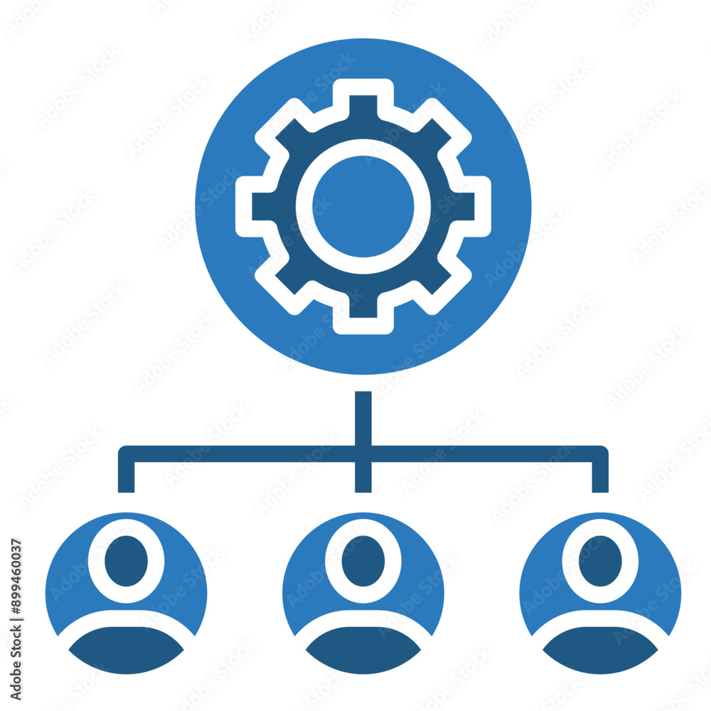 Cross-Functional Teams icon Stock Vector | Adobe Stock