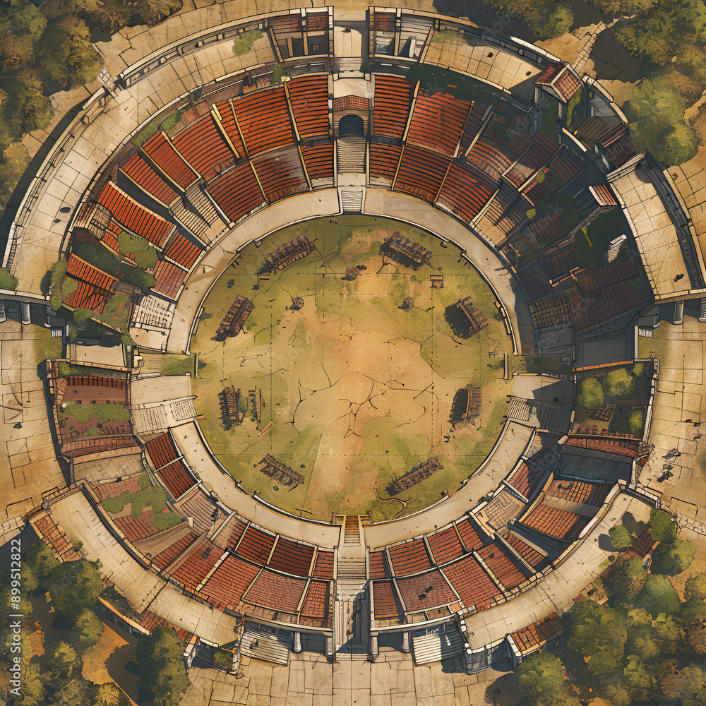 Ancient Rome Battle Map for RPG ,Map for Dungeons and Dragons,DnD map ...