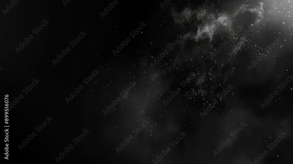 Ambient dust animation with light smoke and particles floating around ...