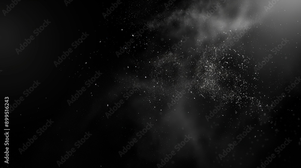 Ambient dust animation with light smoke and particles floating around ...
