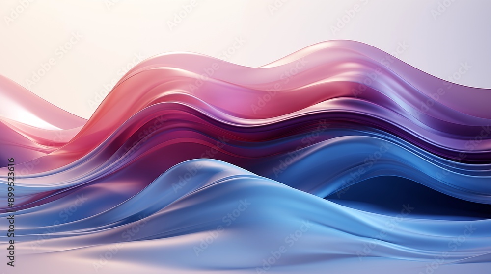 ภาพประกอบ Stock Curved White Background with Blue and Purple Gradients ...