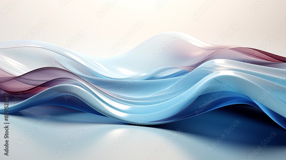 Curved White Background with Blue and white Gradients Showcasing ...