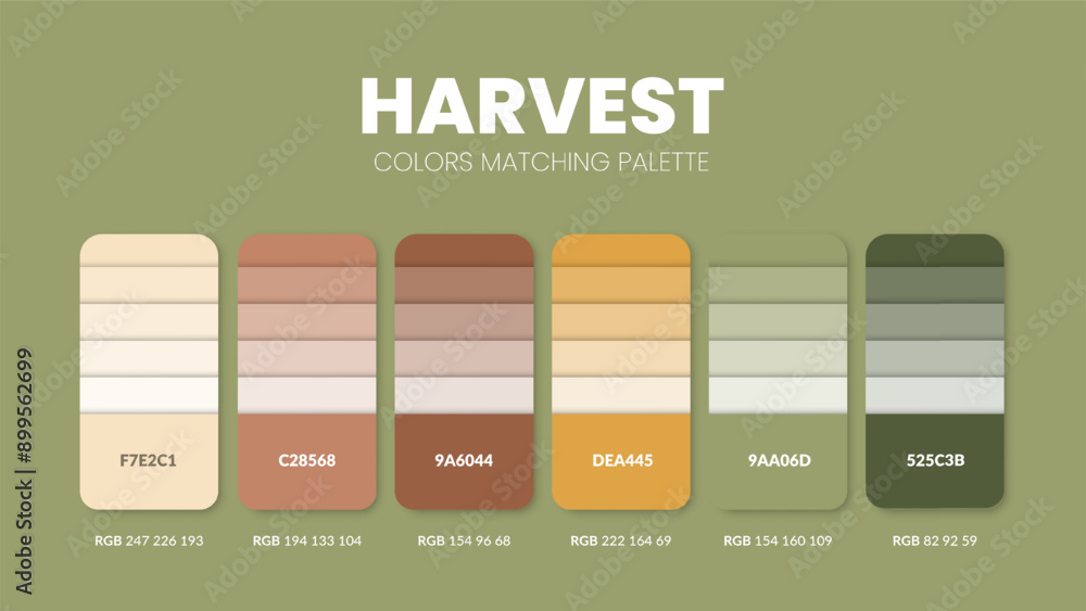 Color palette guide in Fresh colour theme collections. Color ...