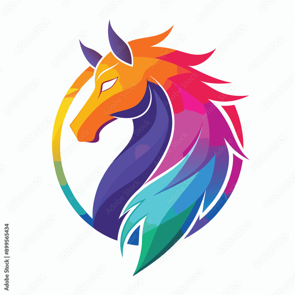 Furious fox sport club vector logo concept isolated on white background ...