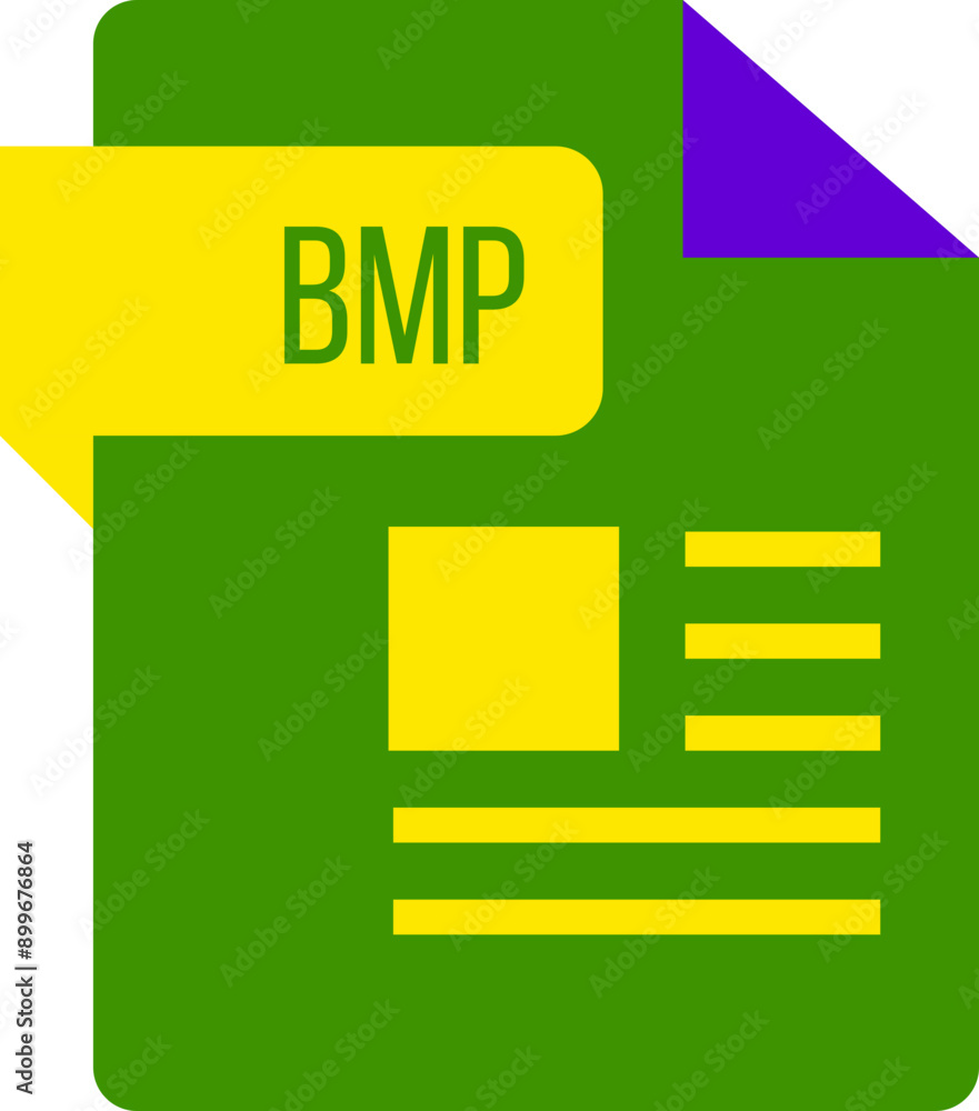 BMP ip icon sharp corners lines and rectangle with symbol Stock Vector ...