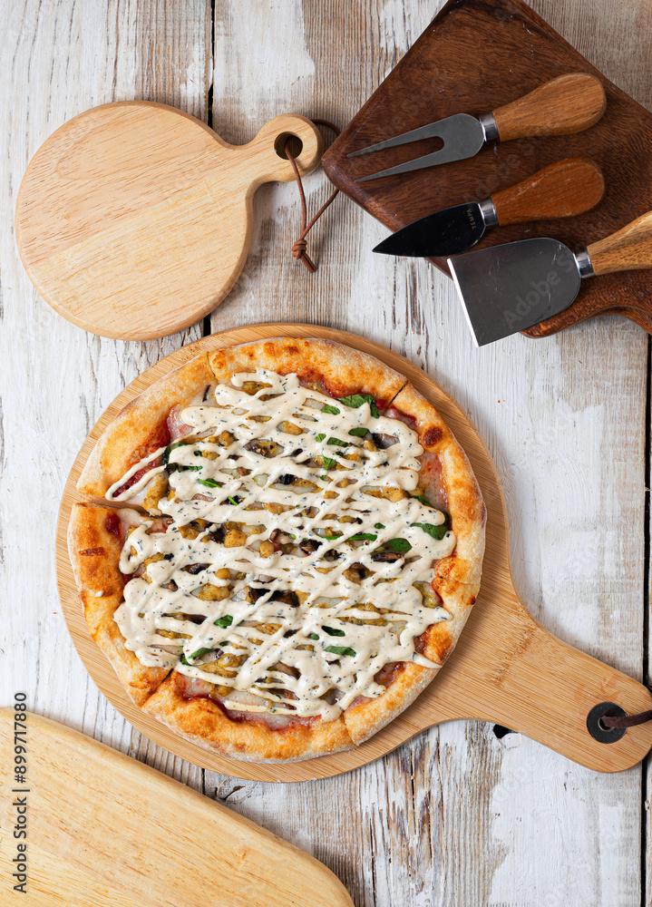 pies, Man'oushe with zaatar, and minced meat small pizzas. Arabic Mixed ...