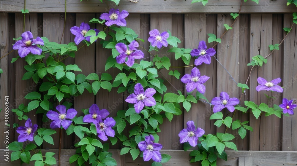 Clematis: Graceful and climbing, clematis embody creativity and mental ...