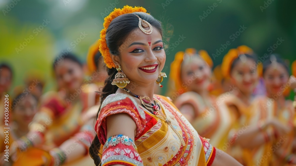 The vibrant festival of Bihu in Assam with traditional dances, songs ...