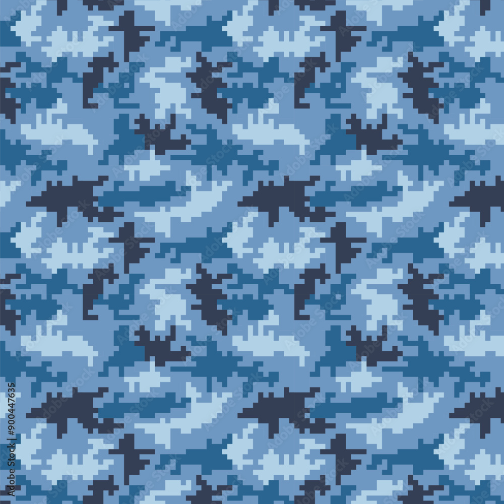 digital pixel camo military hunting pattern for fabric print and ...