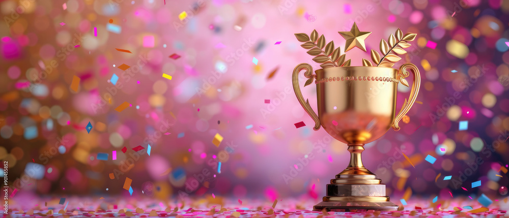 Celebrate excellence with a golden lifetime achievement trophy ...