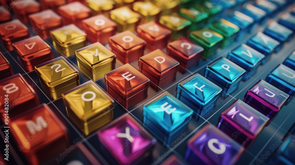 Diagram of the periodic table organized by element categories, such as ...
