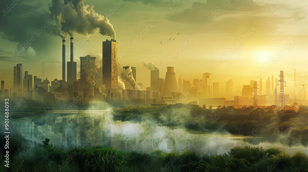 Greenhouse Gases: Gases like CO2 and methane that trap heat in the ...