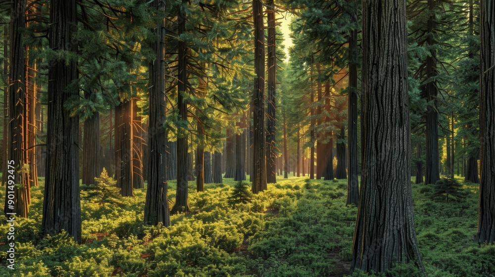 Coniferous Forest: A type of woodland filled with cone-bearing ...