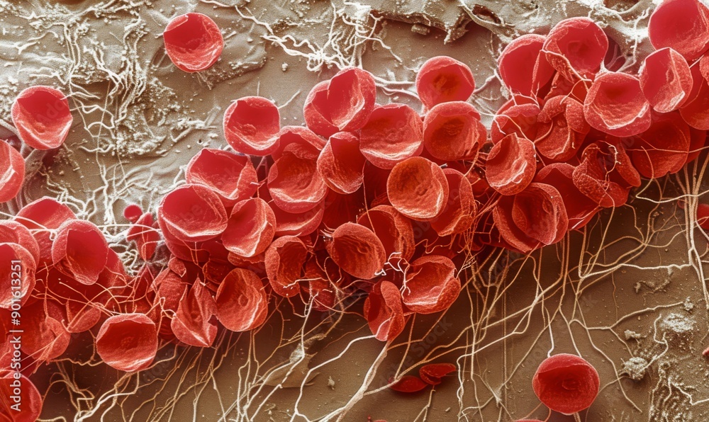 Fragmented RBCs, known as schistocytes, often suggest conditions like ...