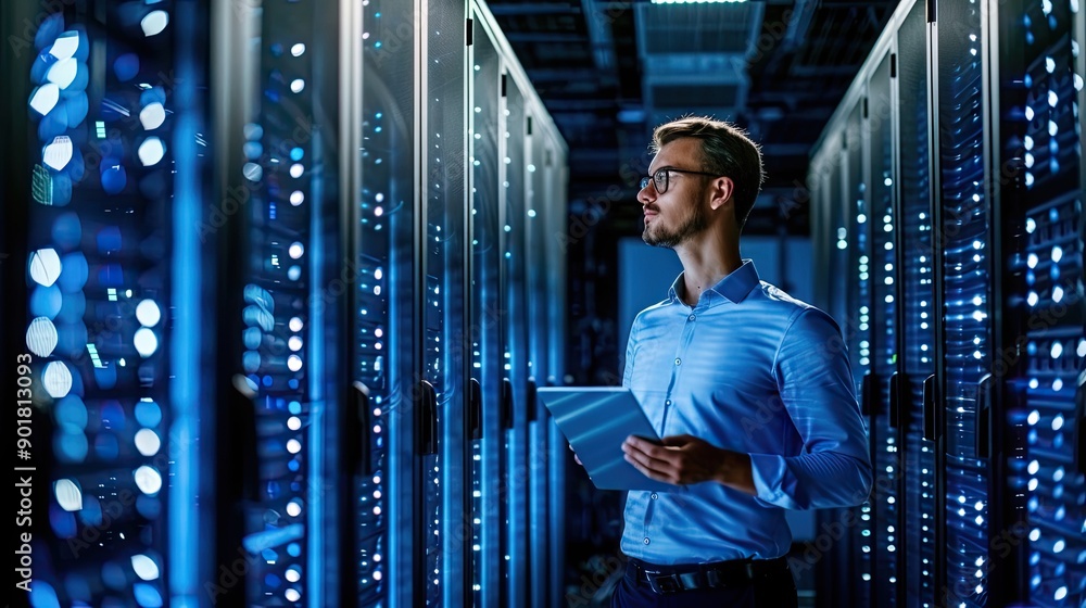 IT engineer configures and monitors servers. Data Management. A ...