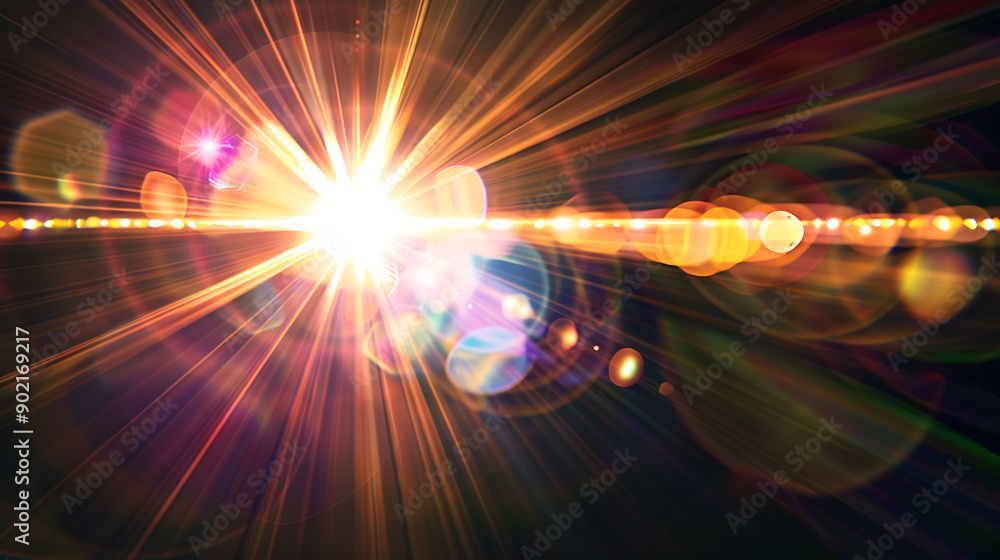 Easy to add lens flare effects for overlay designs or screen blending ...