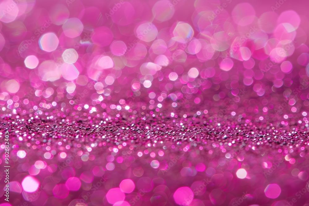 Ultra Detailed Close-Up of Hot Pink Glitter Background with High ...