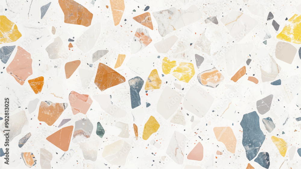 Gray terrazzo png seamless texture background. White marble texture in ...