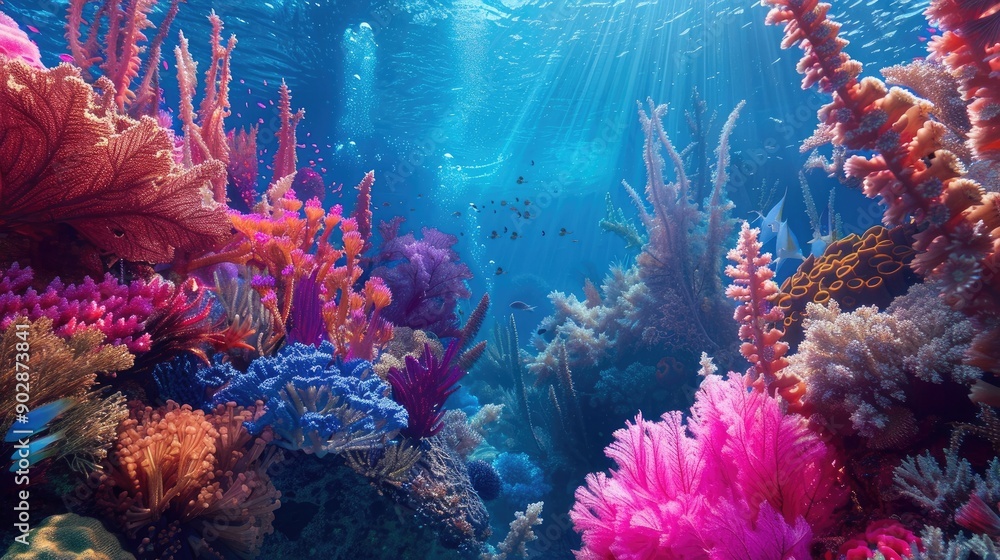Corals or often known as coral reefs are underwater structures formed ...