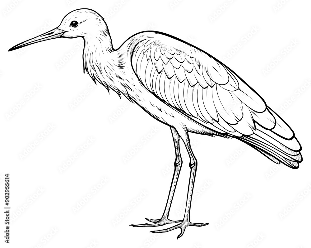 PNG Bird sketch drawing animal. Stock Illustration | Adobe Stock