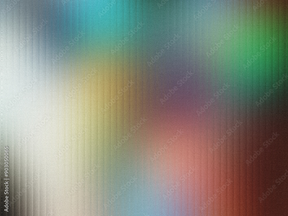 Glass Dusted noise Gradient blurred digital background. Ribbed glass ...