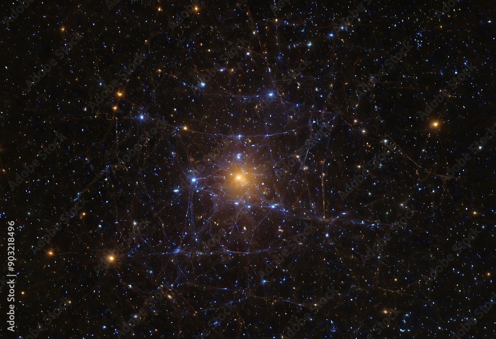 Filamentary structures of dark matter and galaxies forming a cosmic web ...