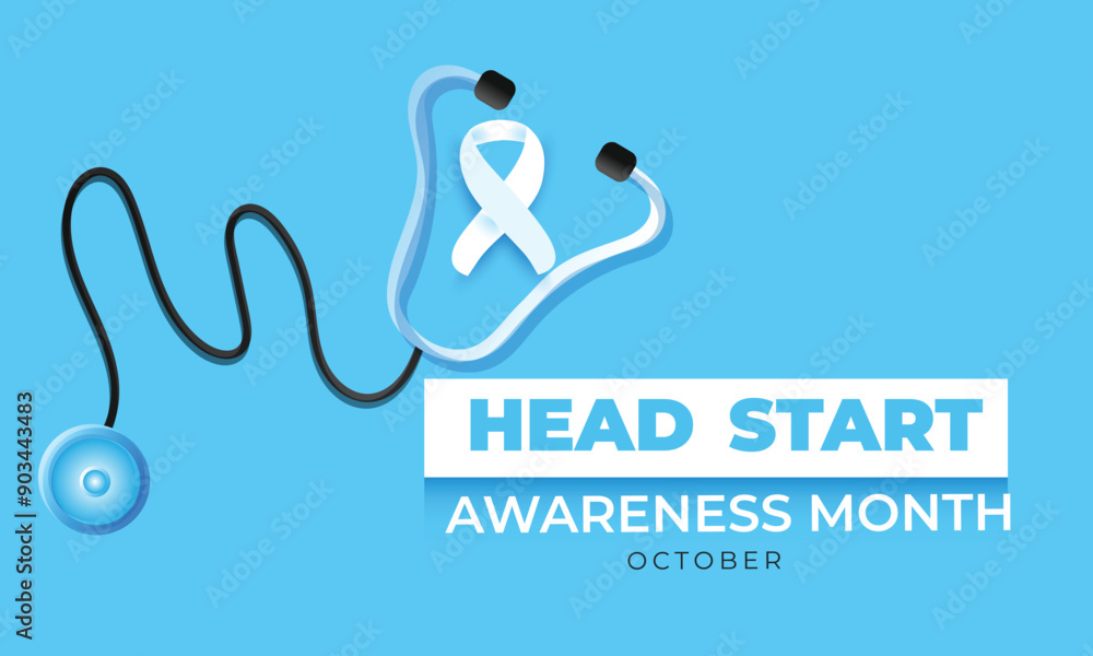 Head start awareness month. background, banner, card, poster, template ...