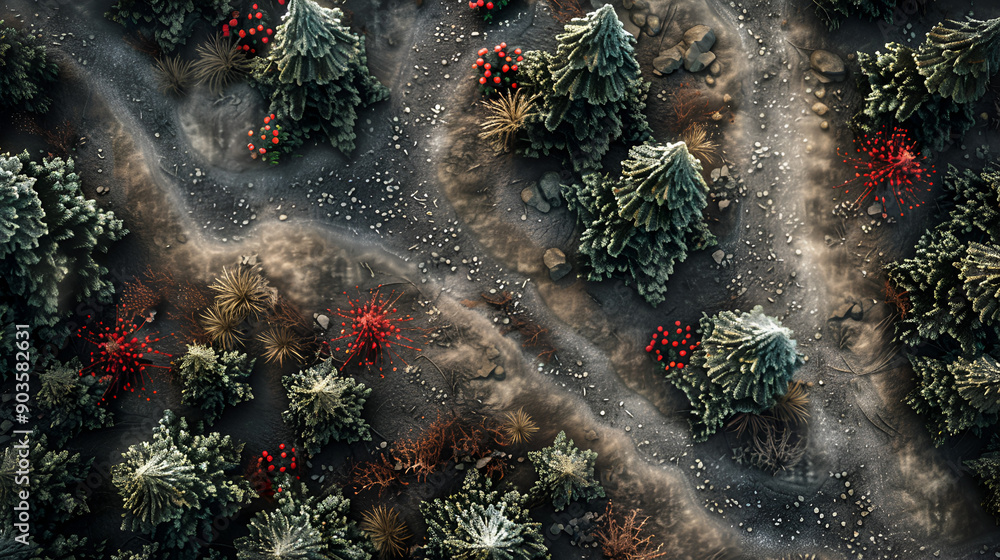 Christmas Battle Map - DnD, RPG Map for Dungeons and Dragons, Game ...