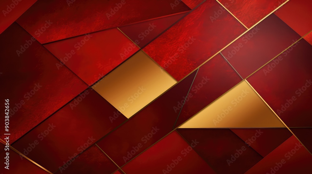 patterns red and gold background Stock Illustration | Adobe Stock