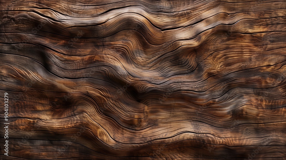 High Fidelity Super Realistic Oak Wood Texture with Organic Wave ...
