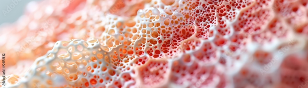 Basal layer with glandular tissue in the stratum spinosum, highlighting ...