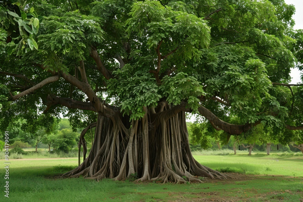 Bael an ancient sacred tree in India is often planted near temples as ...
