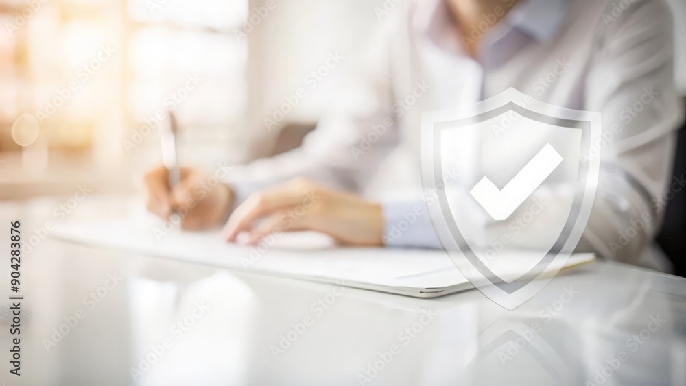 Insurance Claims and Support – Visual of a person filling out an ...