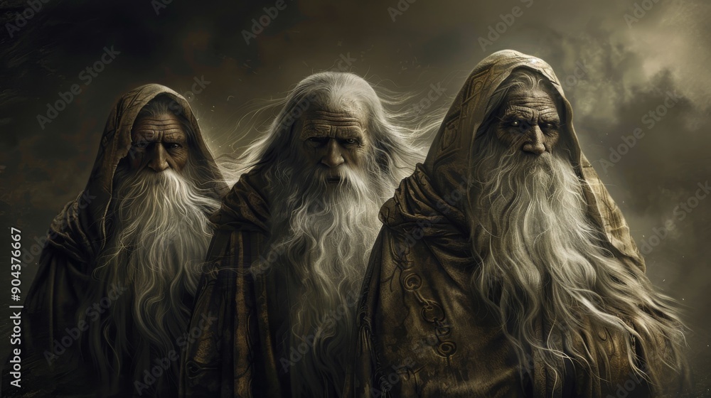 Samyaza and the watchers from the book of enoch. Ancient biblical ...