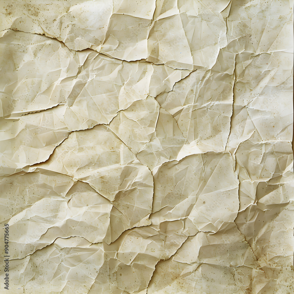 Vintage Old Paper Texture with Creases and Aging Patterns for Nostalgic ...