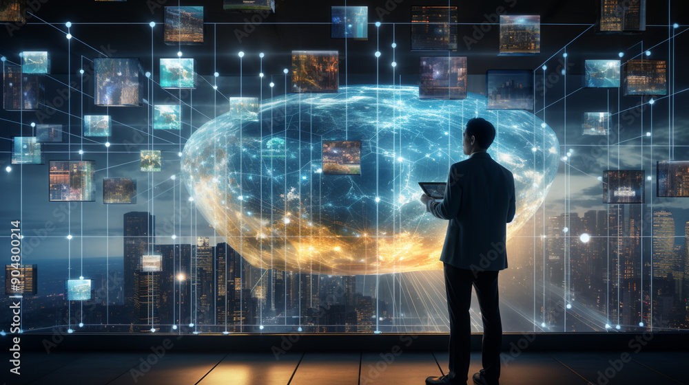 AI technology. Machine learning, Digital technology, Deep learning by ...