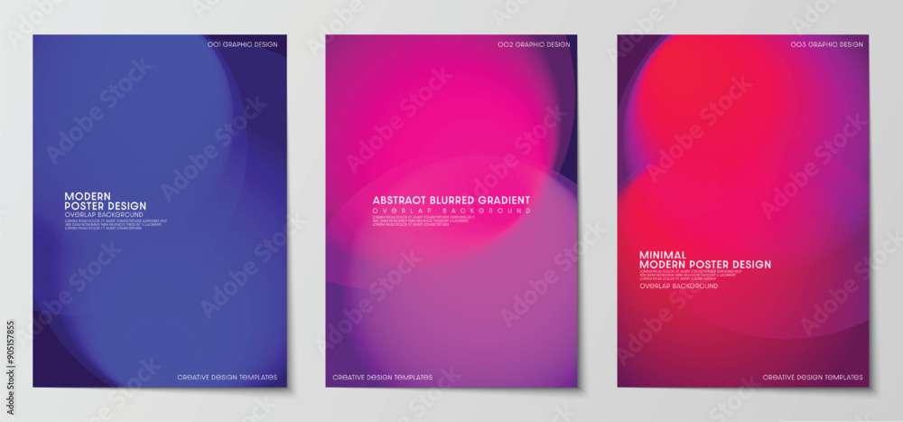 Gradient colorful overlap Vector Design. Futuristic design theme for ...