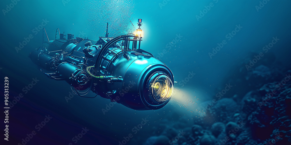 Exploring the Depths of the Ocean with Advanced Submersibles. Concept ...