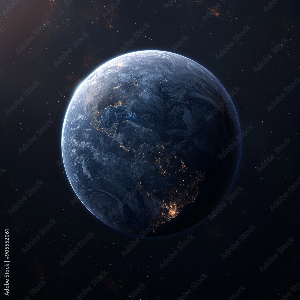 Stellar 3D 8K UHD Space Wallpaper Featuring the Gaia Theory of Earth, a ...