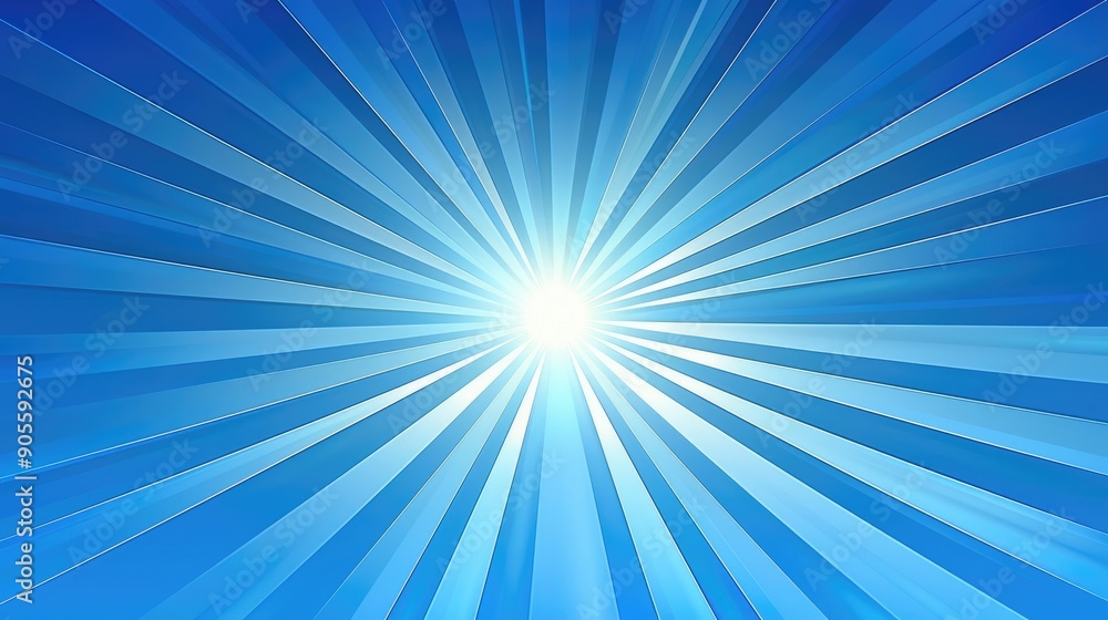 abstract blue sunburst pattern background for modern graphic design ...