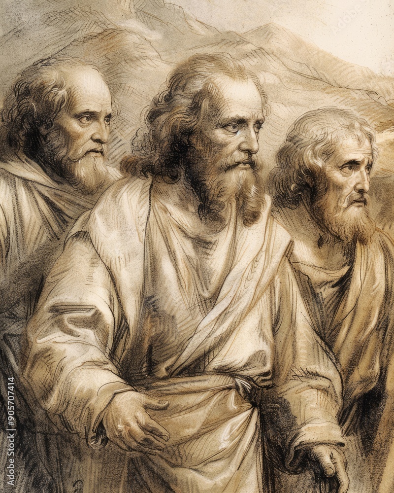 Christ Disciples Encounter Jesus on the Road to Emmaus: A Detailed ...