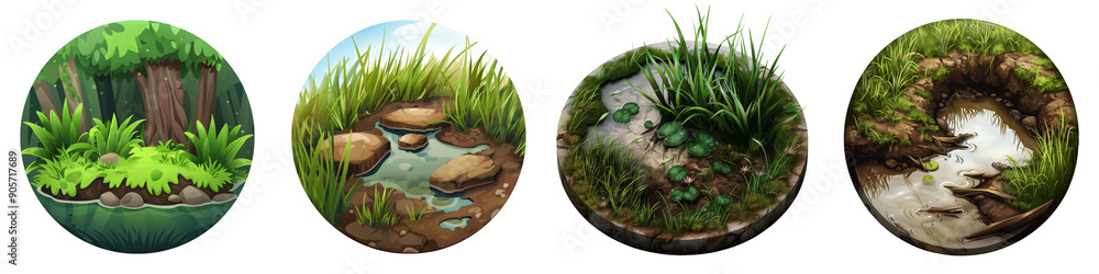 Bog clipart collection, symbol, logos, icons isolated on transparent ...