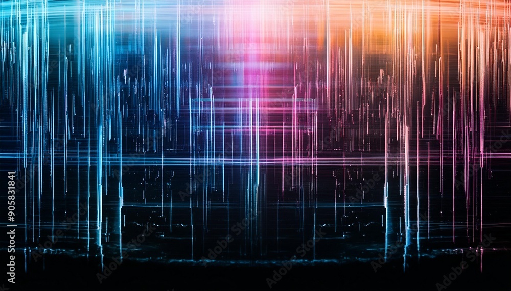 color noise overlay glitch texture distressed matrix blue orange white ...