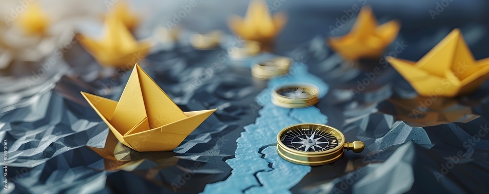 compass, direction, vector, icon, map, illustration, north, travel ...