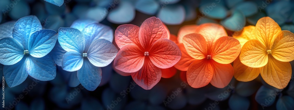 Limited Palette: Focus on a limited selection of colors, using ...