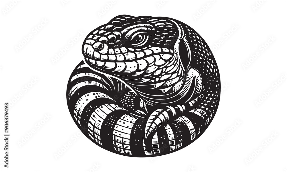 reptiles vector kitten icon logo cartoon character illustration doodle ...