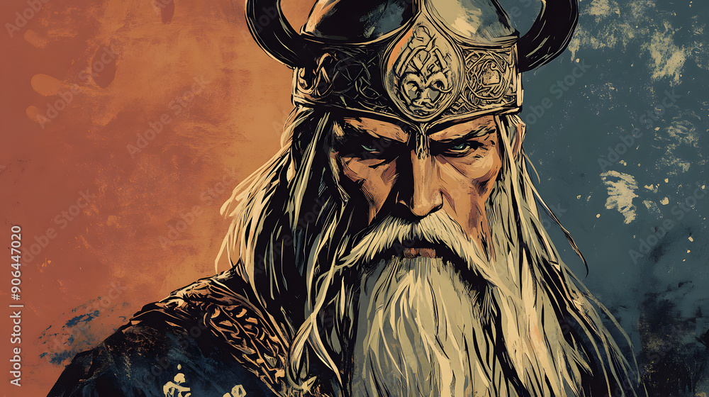 Baldr god of light and peace. Ancient old Nordic and Germanic deity ...