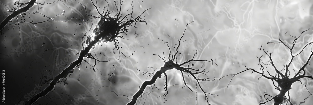 Pyramidal neurons in the cerebral cortex displaying the Golgi apparatus ...